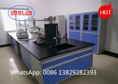 China Tough Chemical Resistant Chemistry Lab Workbench Laboratory Workbench for School Chemistry Lab with Multiple Cabinets for sale