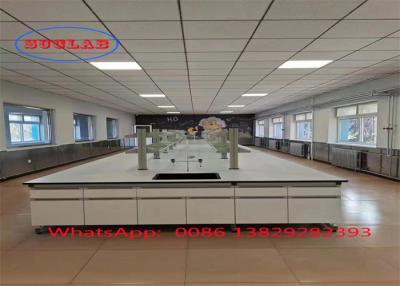 China C frame Safety Chemistry Lab Workbench Lab Furniture Supply with Chemical resistant Laminate Work Surface for sale