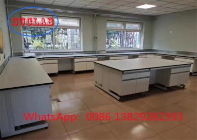 China Phenolic Resin Or Epoxy Resin Lab Benches Manufacturers With DTC105 DEG Hinges for sale