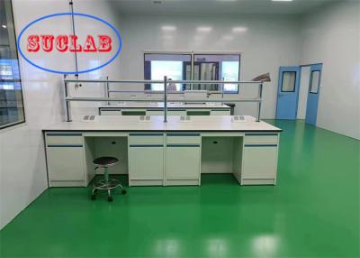 China Multifunctionele laboratoriumbank Maleisië met reagensrack en spatsbestendige doos Te koop