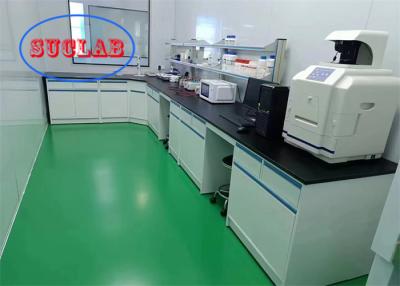 China Multifunctionele laboratoriumbank Maleisië met reagensrack en spatsbestendige doos Te koop