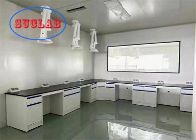 China Three Section Silent DTC Rail 	Chemistry Lab Bench Laboraotry Bench Price with Multifunctional Socket for sale