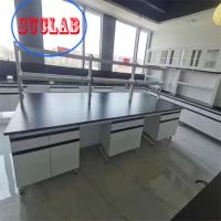 China Non-welded Linear Handle Chemistry Modular Lab Bench Manufacturer  with Multi-Functional Socket and Rectangular Design for sale
