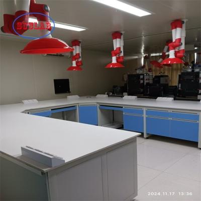 China Instalação rápida Química Móveis de laboratório químico Preço com estrutura modular e material de madeira à venda