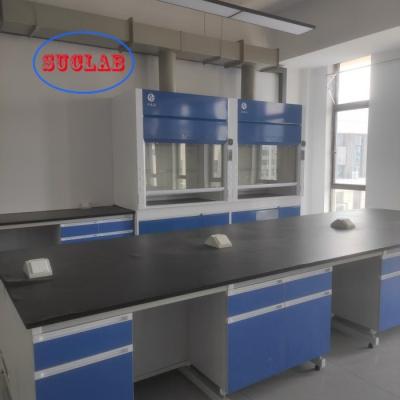 Cina Fabriche di banchi di laboratorio di chimica rettangolare per l'acciaio ospedaliero Legno/304 acciaio inossidabile/disegno personalizzato in vendita