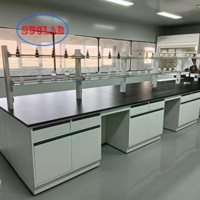 China OEM ODM Chemielaborbank-Importeure Stahl Holz Material für Experimente zu verkaufen