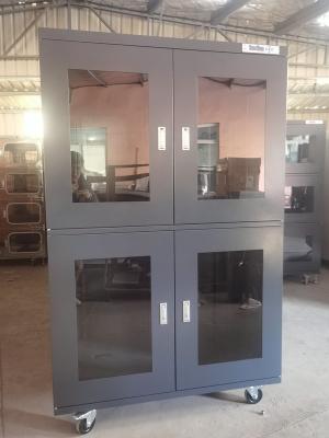 China 1%-60%RH Humidity Control Range Intelligent Nitrogen Cabinet with LED Control Screen and Black Color for sale