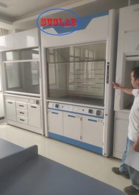 China Puertas de elevación automática de acero completo de laboratorio soluciones de capó de humos para entornos de trabajo con bajo ruido Nivel de ruido≤60dB Flujo de aire 100m3/h en venta