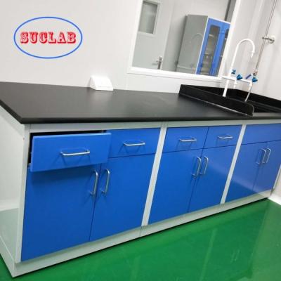 Anti Chemical Acid Alkali Chemistry School Lab Furniture Bench Solutions With Bearing 500kg