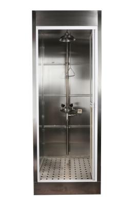 China Enclosed Emergency Eye Wash & Shower Manufacturers Wall-mounted Drainage Drain Pan Or Floor Drain for Emergency Situations for sale