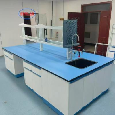 China Customizable Made Environmental Monitoring Station Lab Furniture with Drawer for sale