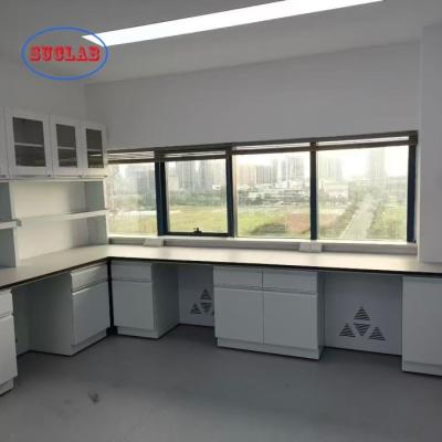 China Customizable Made Environmental Monitoring Station Lab Furniture with Drawer for sale