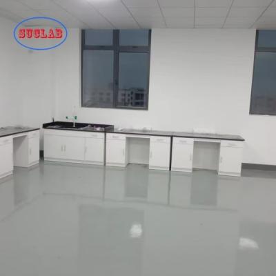 China Customs Phenolic Resin Countertop Chemistry Lab Benches with Drawers for Materials Test Laboratory for sale