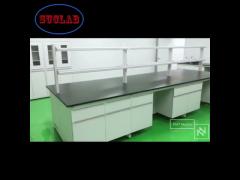 Como desenho número de alças e trilhos Química banco de laboratório banco de trabalho de laboratório projetado para laboratórios