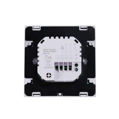 China Linkage Water Floor Heating Thermostat 7 Days Week Programming Thermostat for sale