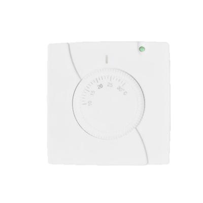 China ABS Mechanical Room Thermostat 110V-240V Mechanical Ac Thermostat For Apartment for sale