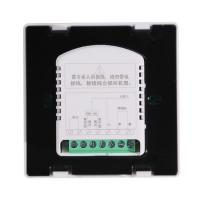 China Seven Day Weekly Programming Thermostat Circular Screen Heated Floor Controller for sale