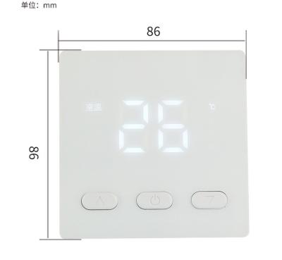 China Anti Freezing Electrical Thermostat Power Failure Memory Ufh Thermostat for sale