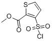 China Methyl 3-chlorosulfonylthiophene-2-carboxylate API Intermediate CAS 59337-92-7 for sale