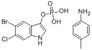 China CAS 6769-80-8 Pharmaceutical Intermediate 5-BROMO-6-CHLORO-3-INDOLYL PHOSPHATE P-TOLUIDINE SALT 98% for sale