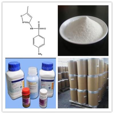 China GMP 99% Sulfamethoxazole API Pharmaceatical Raw Material BP98 / BP2000 , Cas 723-46-6 for sale