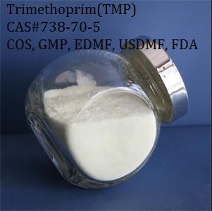 China Trimethoprim TMP Active Pharmaceutical Ingredients 98.5% , Cas 738-70-5 COS GMP for sale