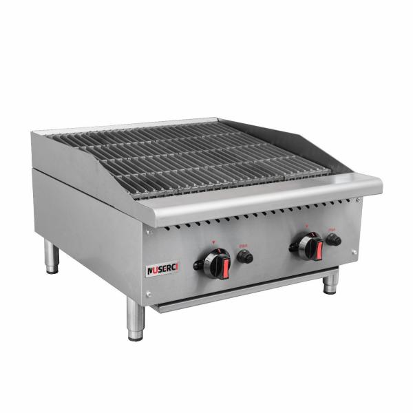 Quality Commercial LPG / Natural Gas Range Easy Clean Surface For Steak Beef Pork for sale