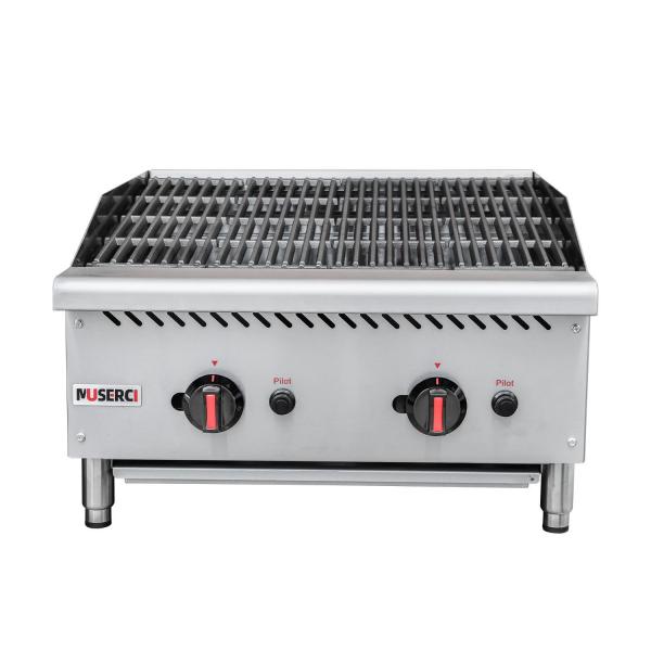 Quality Commercial LPG / Natural Gas Range Easy Clean Surface For Steak Beef Pork for sale