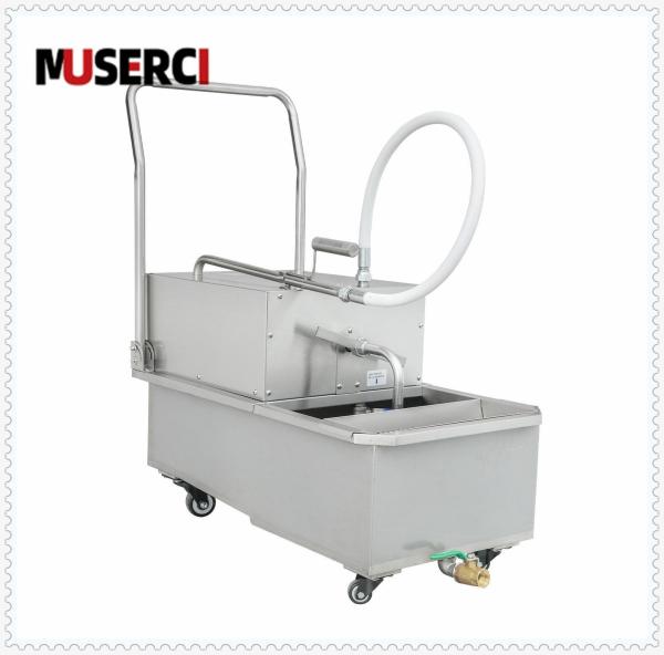 Quality （LYC-01 Commercial Kitchen Premium Modern Oil Filter Cart 48L for Efficient Filtration CE for sale