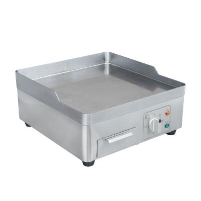 China Electric Countertop Commercial Kitchen Griddle 10mm Thick Plate Non Stick for sale