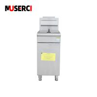 Quality （GF-4）Commercial LPG / Natural Gas Deep Fryer 26.5L 34kW 4 Burners Double Basket for sale