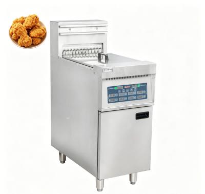 China Commercial Electric Floor Deep Fryer Precise Temp Control Uniform Heating Food Grade 28L for sale