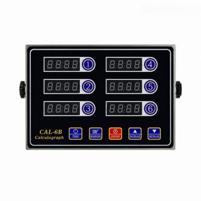 China (CAL-6B) kitchen timer 6 channel shake basket reminder for fried chicken chains CE for sale