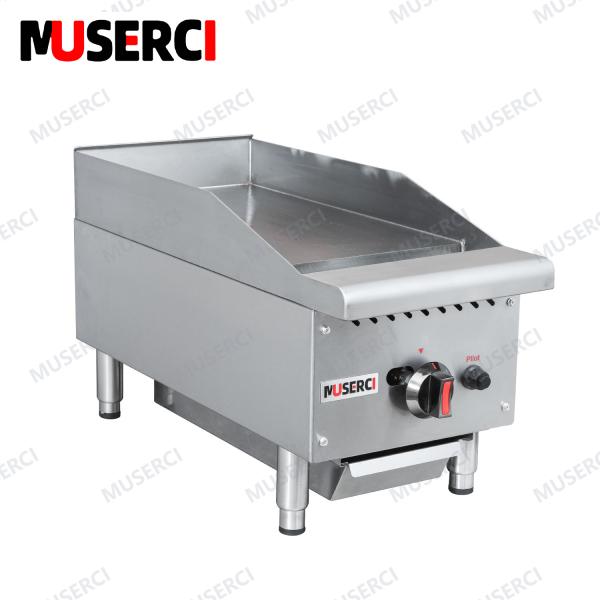 Quality (GG-12) Pan Fried Kitchen Gas Griddle Commercial for Flat Surface Preparation CE for sale