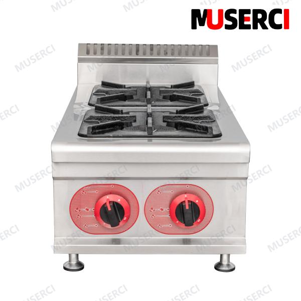 Quality (GB-2H) Kitchen 2 Burner Liquefied Gas Stove Commercial for Restaurant Daily CE for sale