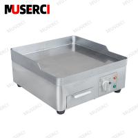 China Cooking Electric Flat Griddle 12mm / 10mm Thickness with Timing Device for sale