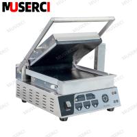 Quality (EG-02) Commercial Double Sided Electric Griddle 12mm Thick Plate 2400W for Fast for sale