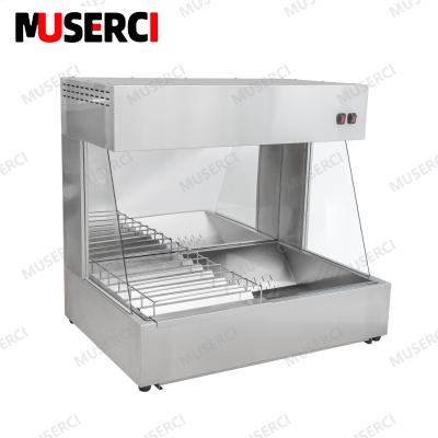 China CW-560 French Fries Warmer Display Cabinet Countertop Stainless Steel Food Warming Station for sale