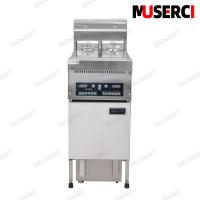 Quality （EF-9CL2）Commercial Electric Deep Fryer Dual Tank 28L Built In Oil Filter Device for sale