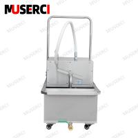 Quality （LYC-01） Stainless Steel Portable Fryer Oil Filter Machine Commercial 48L with for sale
