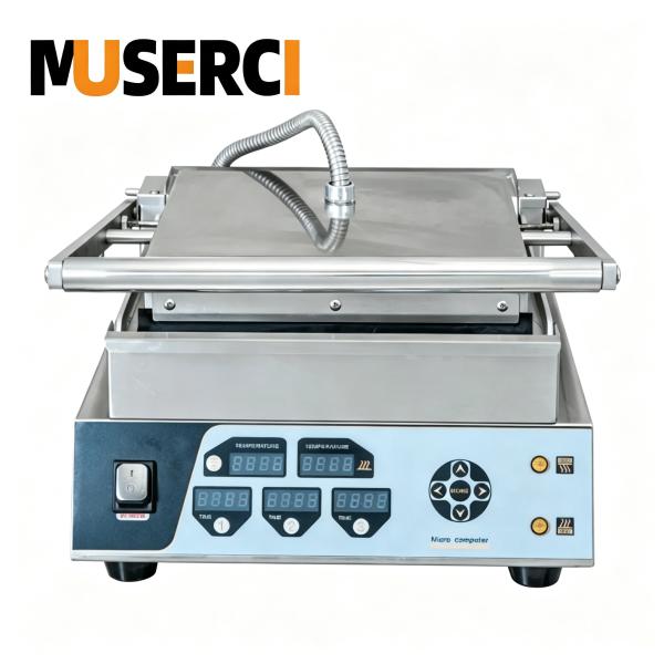 Quality EG02 Commercial Countertop Electric Griddle with Auto Clamshell for sale