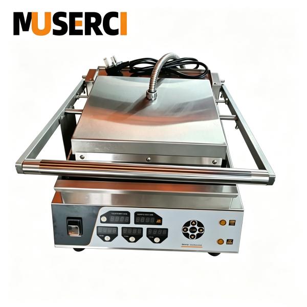 Quality EG02 Commercial Countertop Electric Griddle with Auto Clamshell for sale