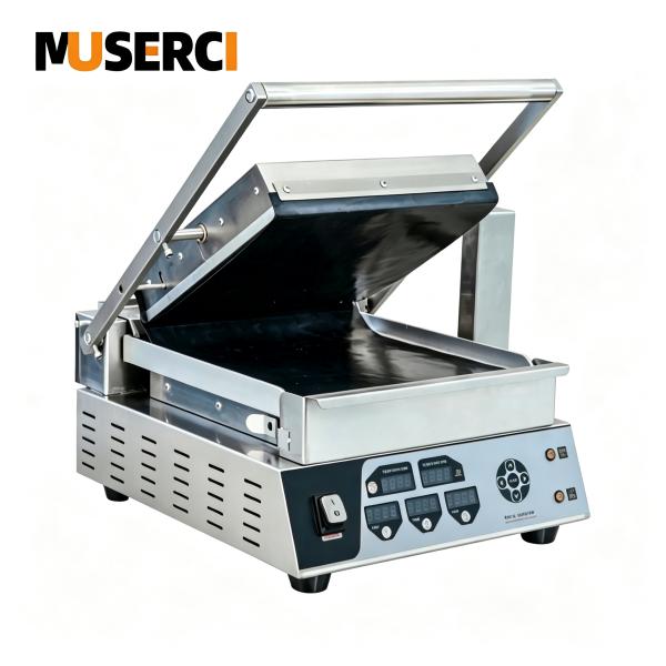 Quality EG02 Commercial Countertop Electric Griddle with Auto Clamshell for sale