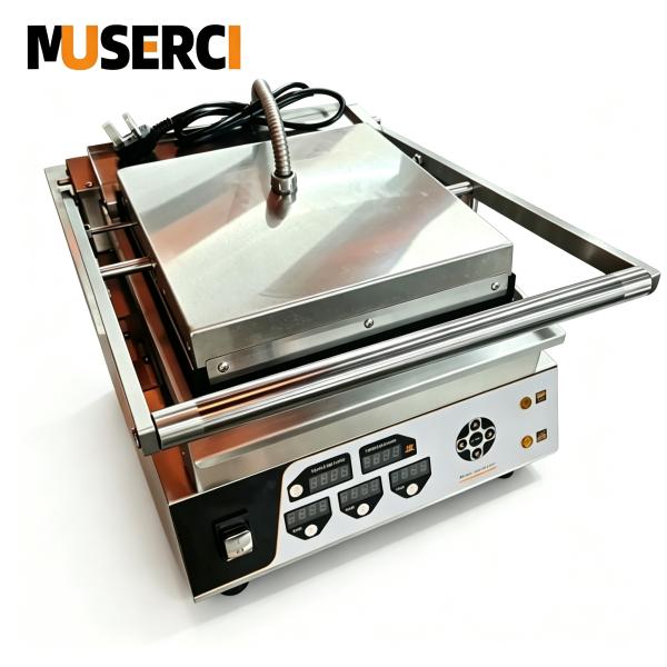 Quality EG02 Commercial Countertop Electric Griddle with Auto Clamshell for sale