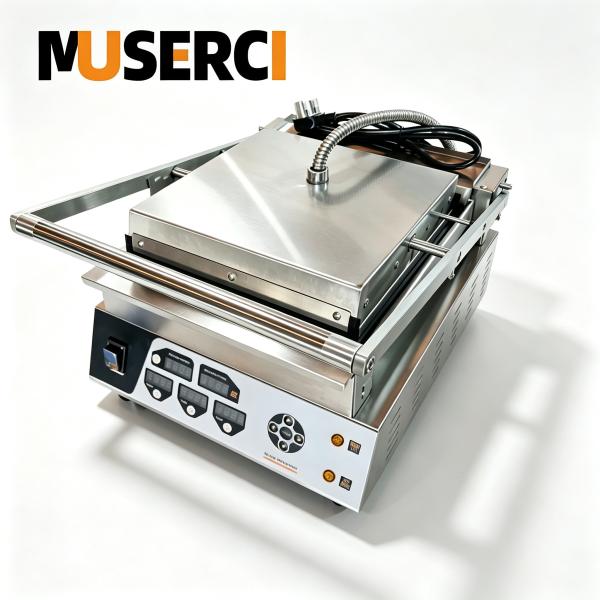 Quality EG02 Commercial Countertop Electric Griddle with Auto Clamshell for sale
