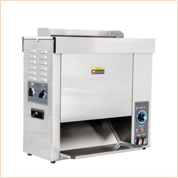 Quality Vertical Stainless Steel Commercial Bun Toaster 220-240V Quick Batch Baking For for sale