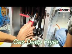restaurant stainless steel fryer 20l high efficiency ce approved