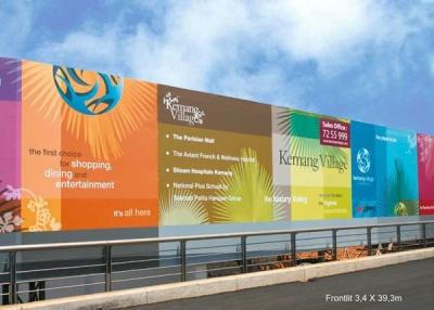 China High Resolution solvent pvc vinyl banner printing , weatherproof eco-solvent printing for sale