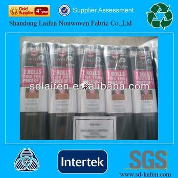 China Black color PP spunbond non woven for weed control for sale
