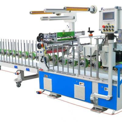 China PUR 450 Glue Wood Profile Wrapping Machine 6000*2000*6000mm for sale
